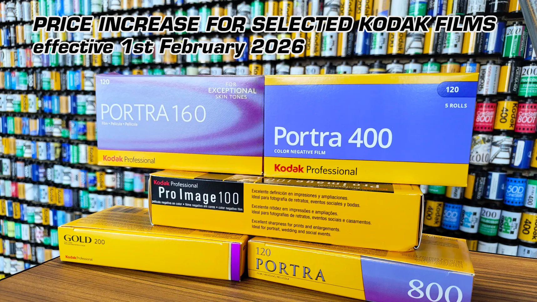 Kodak Alaris Film Price Increase 2026 – Analog Space